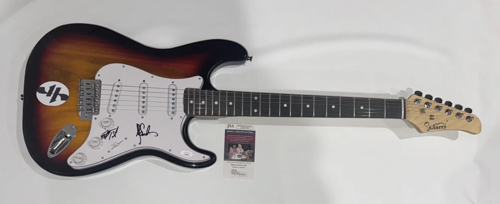 VERTICAL HORIZON SIGNED ELECTRIC GUITAR MATT SCANNELL ED TOTH JSA COA ...