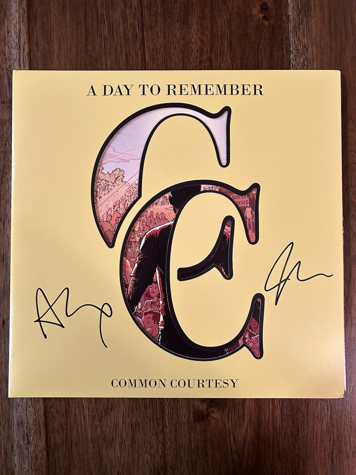 ‘A Day To Remember’ Signed Vinyl Album Common Courtesy Jeremy McKinnon ...