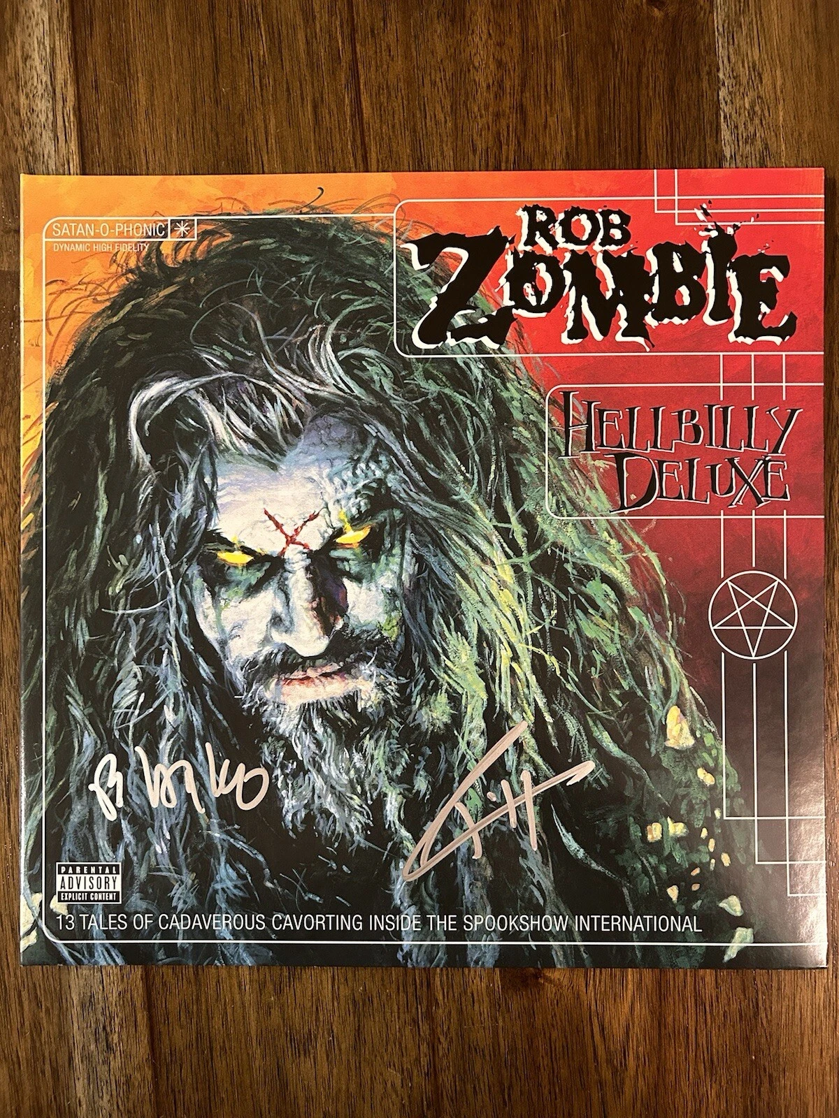 ‘Rob Zombie Band’ Signed Vinyl Album Blasko & Riggs ‘Hellbilly Deluxe ...