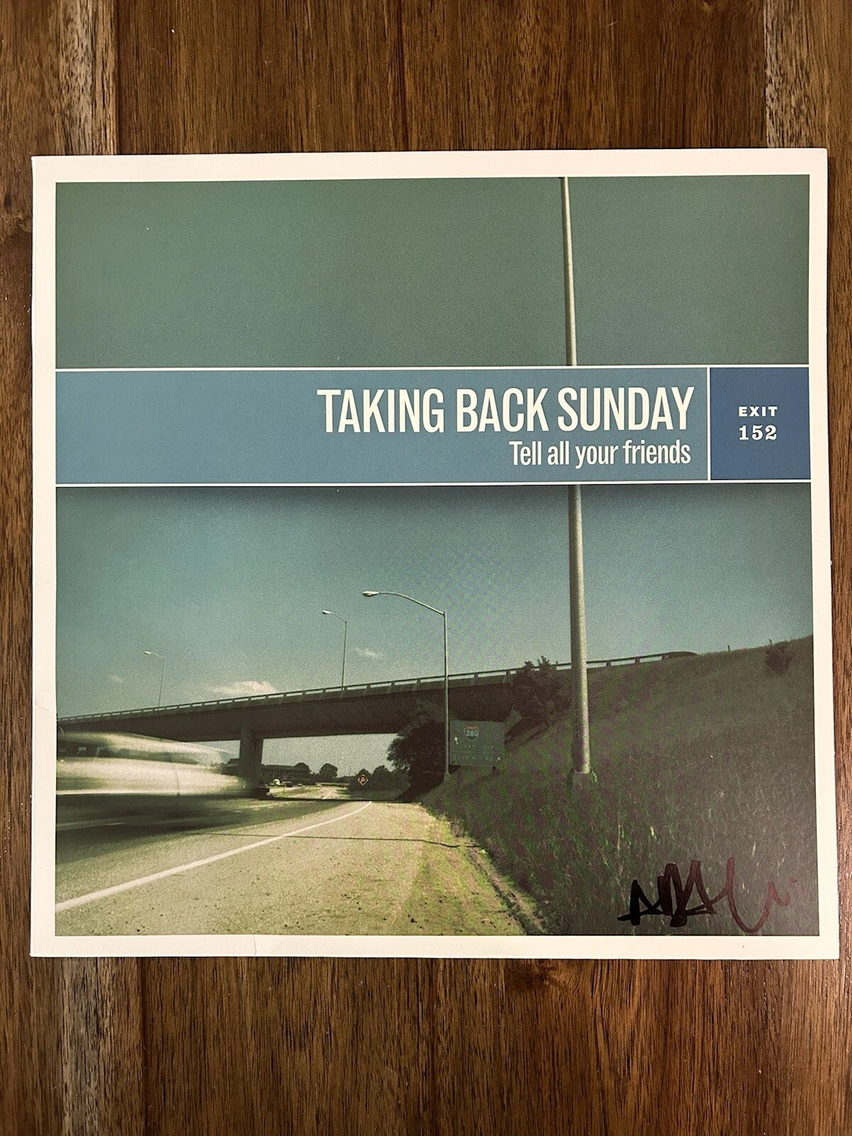 ‘Taking Back Sunday’ Signed Vinyl Album ‘Adam Lazzara’ ‘Tell All Your ...