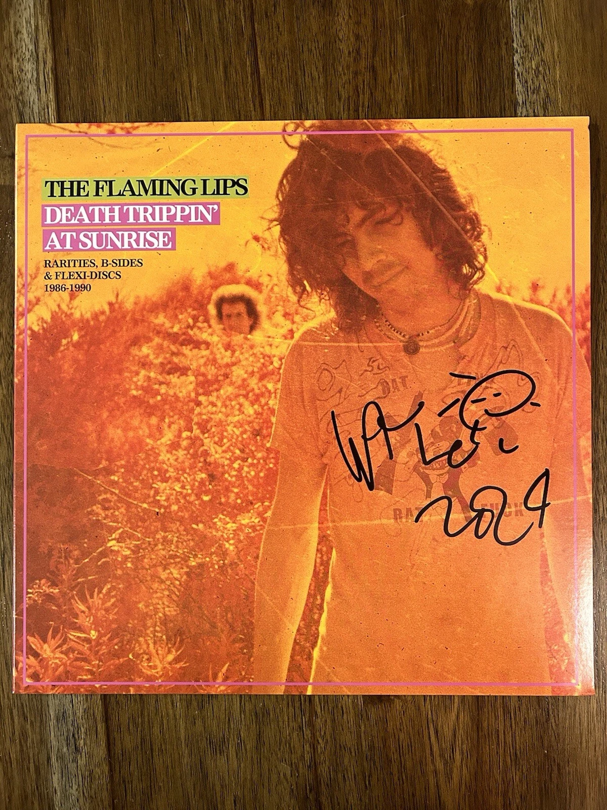 ‘The Flaming Lips’ Signed Vinyl Album ‘Death Trippin’ ‘Wayne Coyne ...