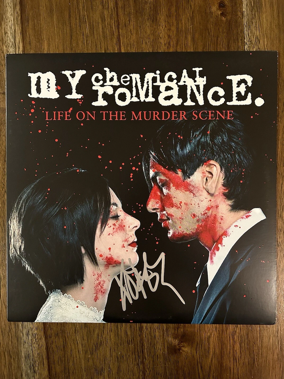 Frank Iero Signed ‘My Chemical Romance’ Vinyl Album ‘Life On The Murder ...