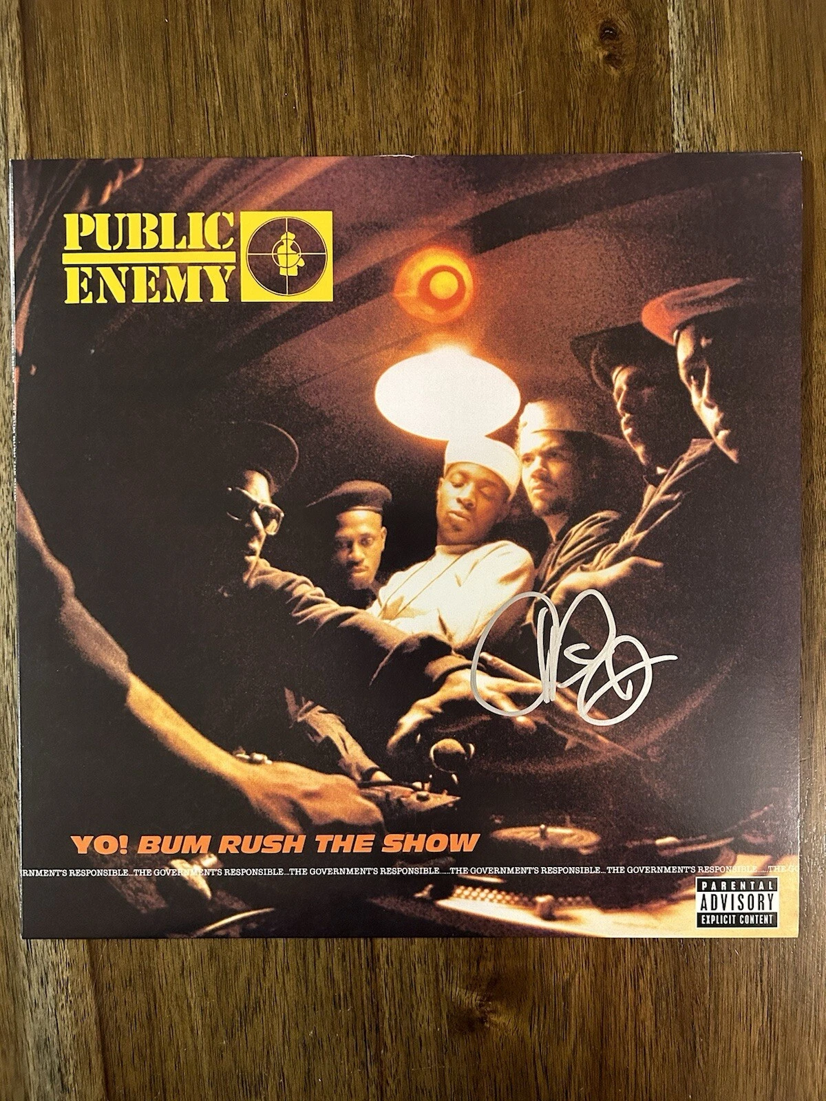 Chuck D ‘Public Enemy’ Signed Vinyl Album ‘Yo! Bum Rush The Show ...