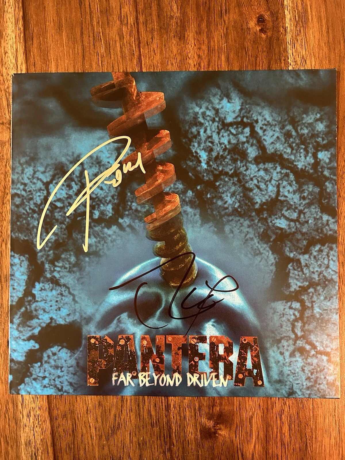 ‘Pantera’ Signed ‘Far Beyond Driven’ Vinyl Album Phil Anselmo & Rex ...