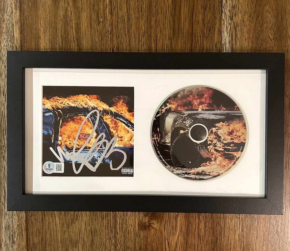 ‘Yelawolf’ Rapper Signed Framed CD ‘Trail By Fire’ Beckett BSA PROOF ...