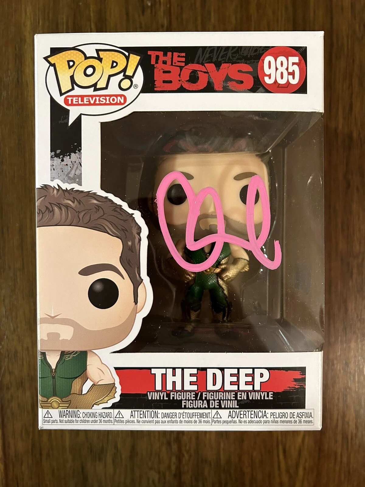 Chace Crawford ‘The Boys’ Signed Funko Pop ‘The Deep’ Beckett Certified ...