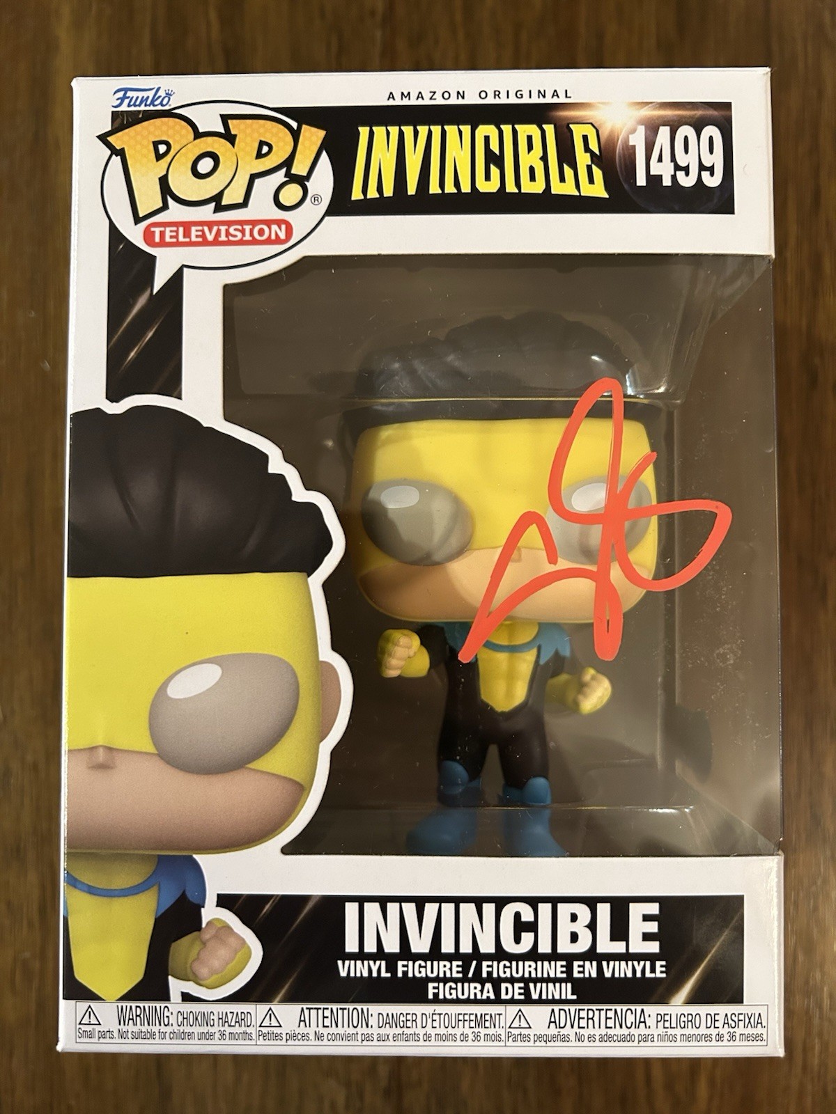 Steven Yeun ‘Invincible’ Signed Funko Pop 1499 Beckett Certified ...