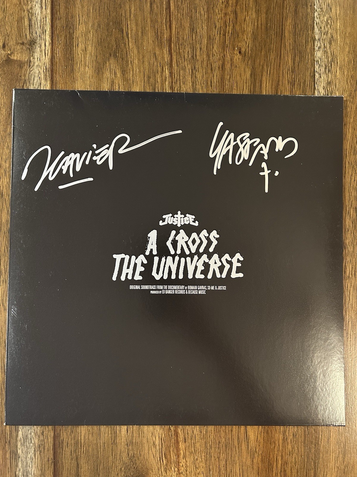 ‘Justice’ Band Xavier De Rosnay & Gaspard Auge Signed Vinyl Album ...