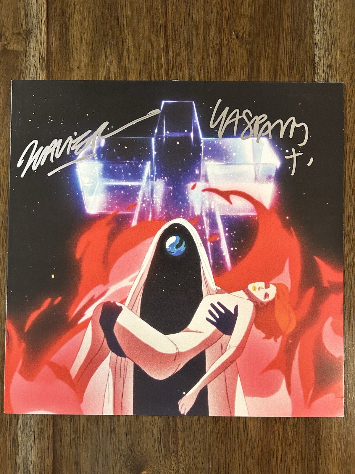 ‘Justice’ Band Xavier De Rosnay & Gaspard Auge Signed Vinyl Album ...