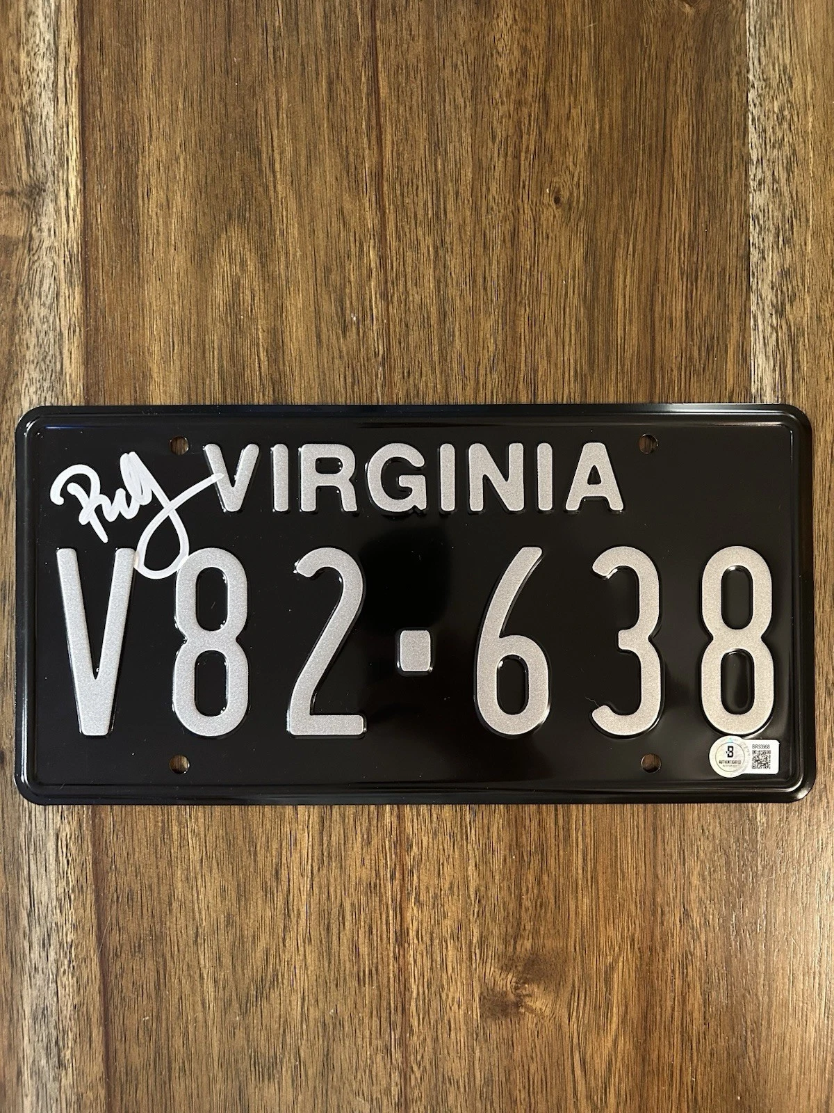 Paul Wesley ‘Vampire Diaries’ Signed License Plate ‘Stefan’s Porsche ...