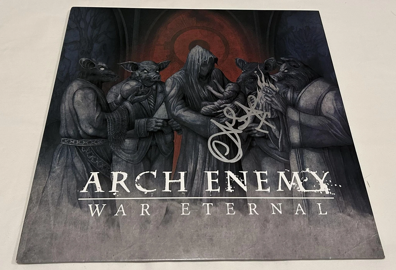 ALISSA WHITE-GLUZ SIGNED ARCH ENEMY WAR ETERNAL VINYL RECORD JSA ...