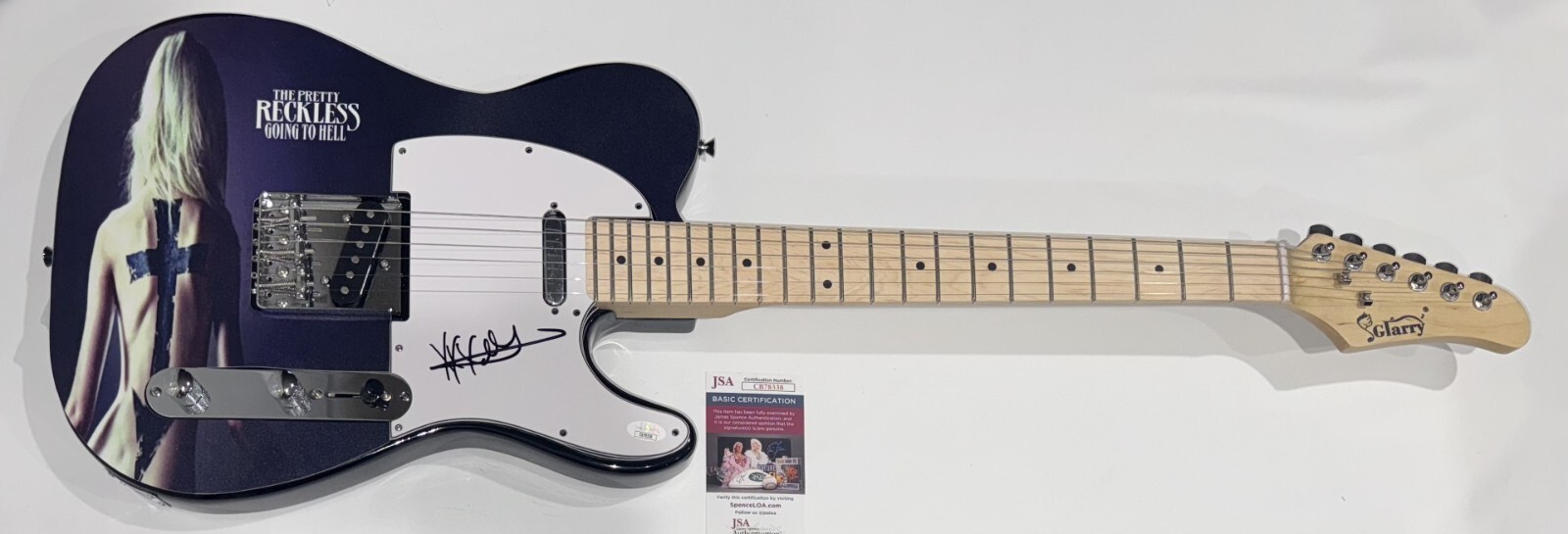 TAYLOR MOMSEN SIGNED CUSTOM GUITAR THE PRETTY RECKLESS GOING TO HELL ...
