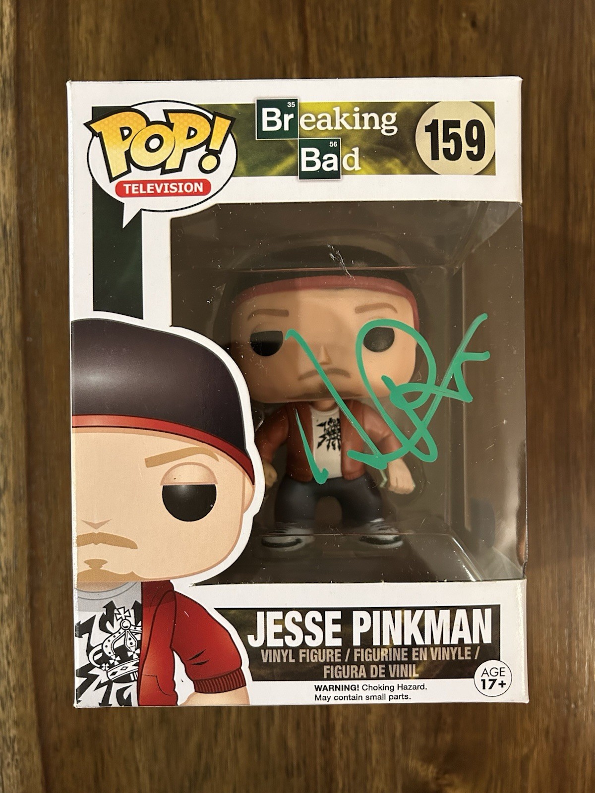 Aaron Paul ‘Breaking Bad’ Signed Funko Pop ‘Jesse Pinkman’ Beckett ...