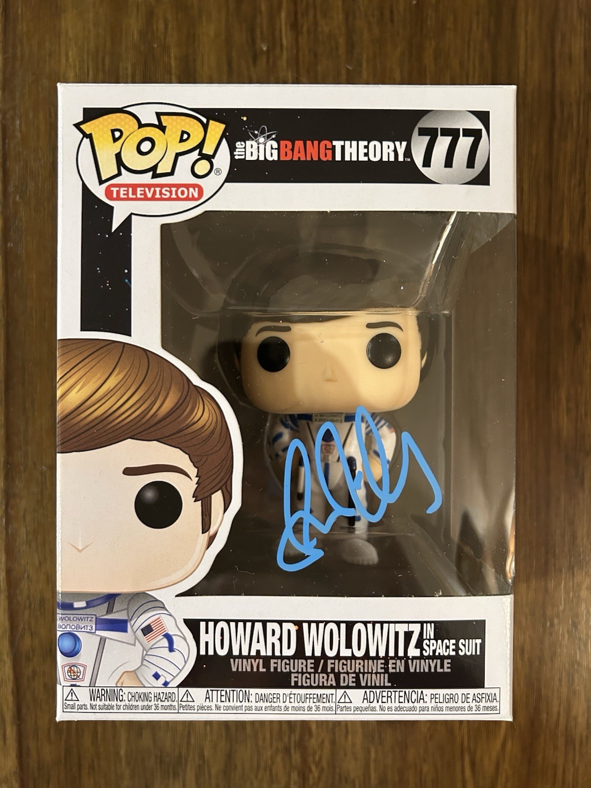 Simon Helberg ‘The Big Bang Theory’ Signed Funko Pop ‘Howard Wolowitz ...