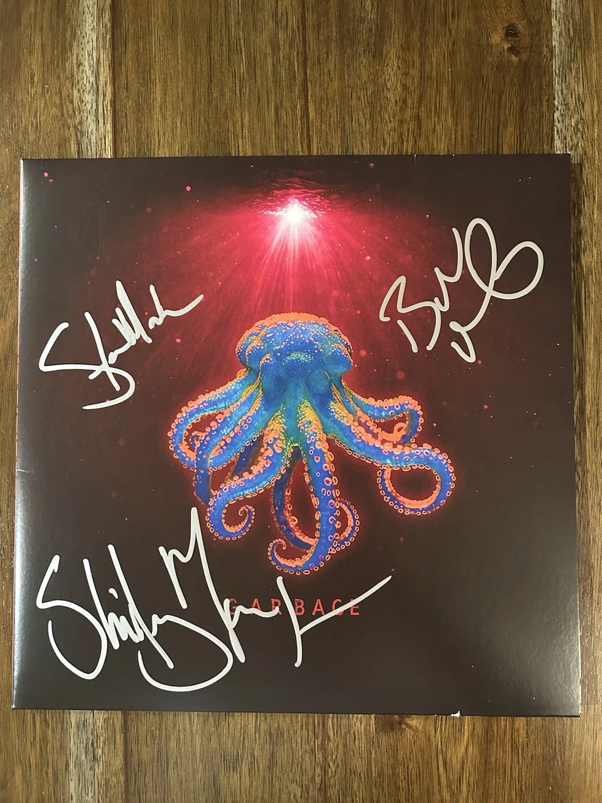 ‘Garbage’ Full Band Signed Vinyl Album Let All That We Imagine Shirley ...