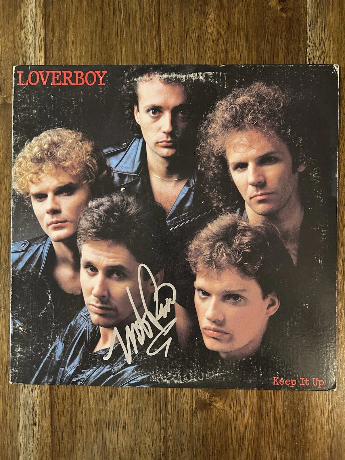 ‘Mike Reno’ Loverboy Band Lead Singer Signed Vinyl Album ‘Keep It Up ...