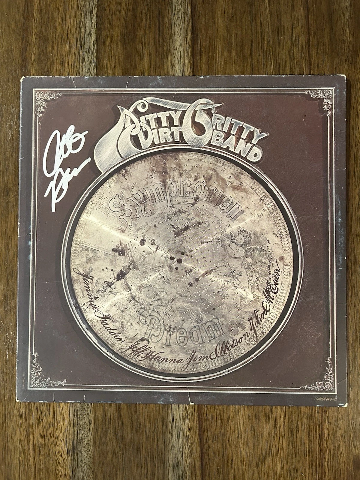 Jeff Hanna ‘Nitty Gritty Dirt Band’ Signed Vinyl Album ‘Symphonion ...