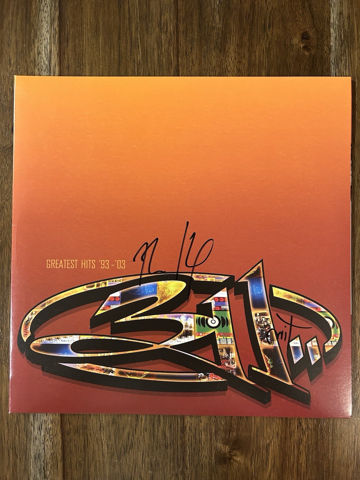 ‘311’ Band Signed Vinyl Album ‘Greatest Hits’ Nick Hexum & Tim ...