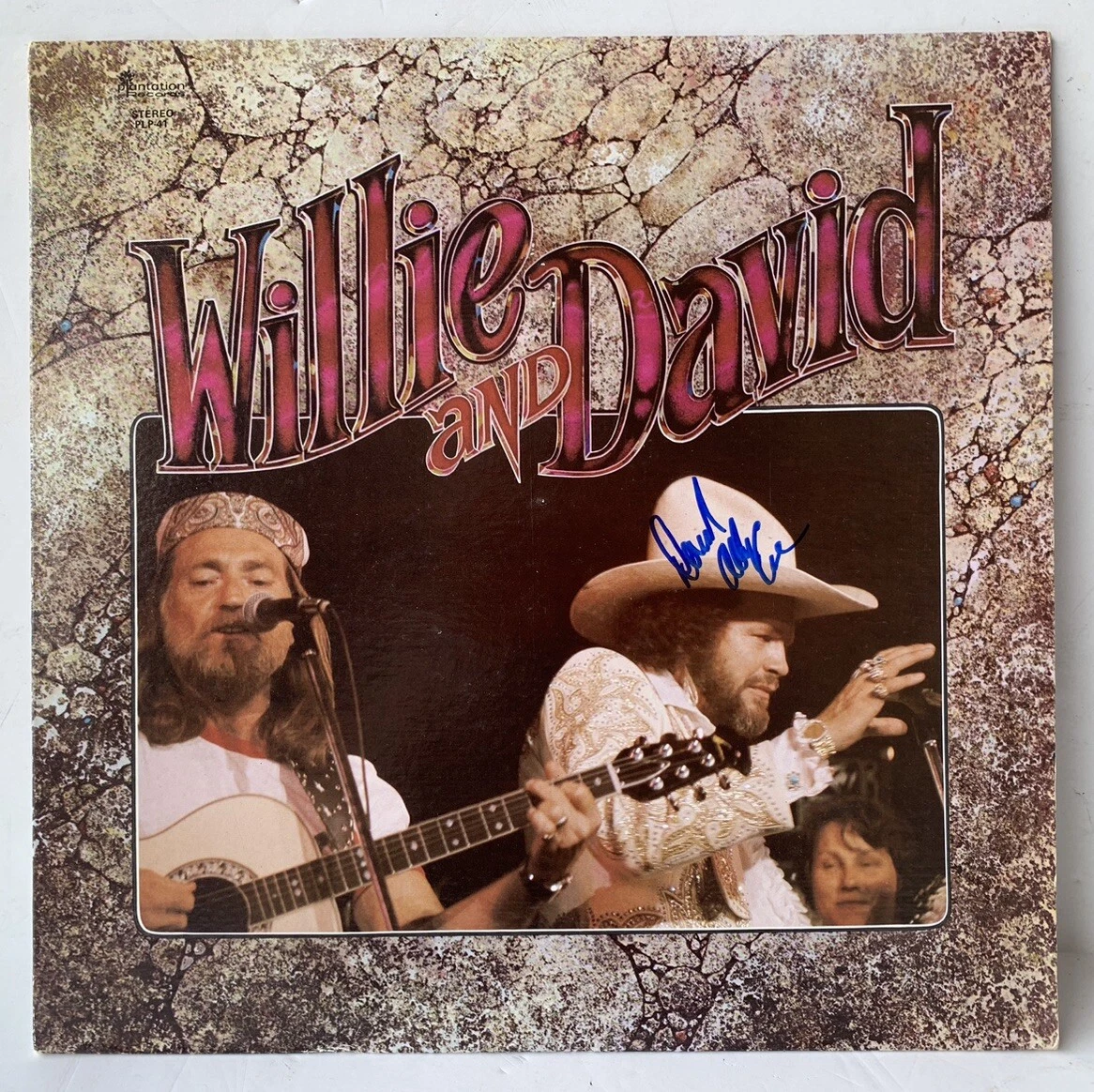 David Allan Coe David & Willie Signed Autographed LP Album Record BAS Certified | Autographia