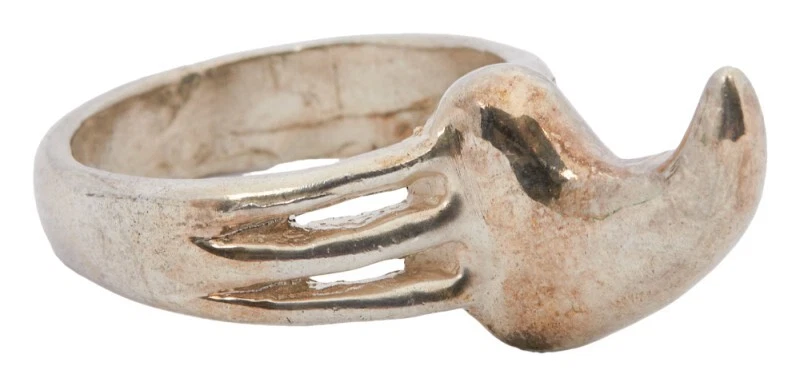 Dusty Hill ZZ Top Personally Owned Custom Made Silver Talon Ring ...