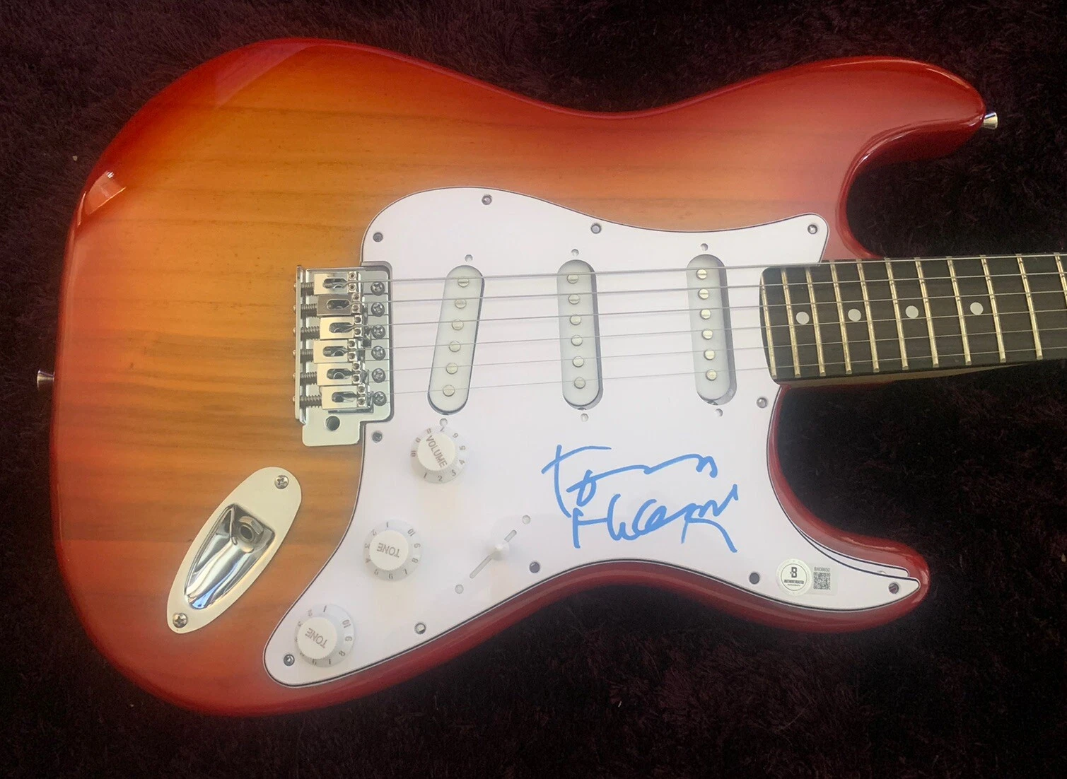 Tommy Thayer KISS Signed Autographed Electric Guitar Beckett Certified ...