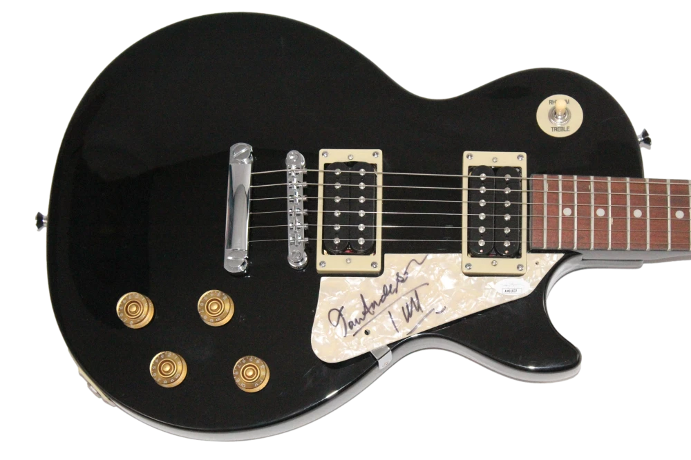 Ian Anderson of Jethro Tull Signed Autograph Gibson Les Paul Guitar w ...