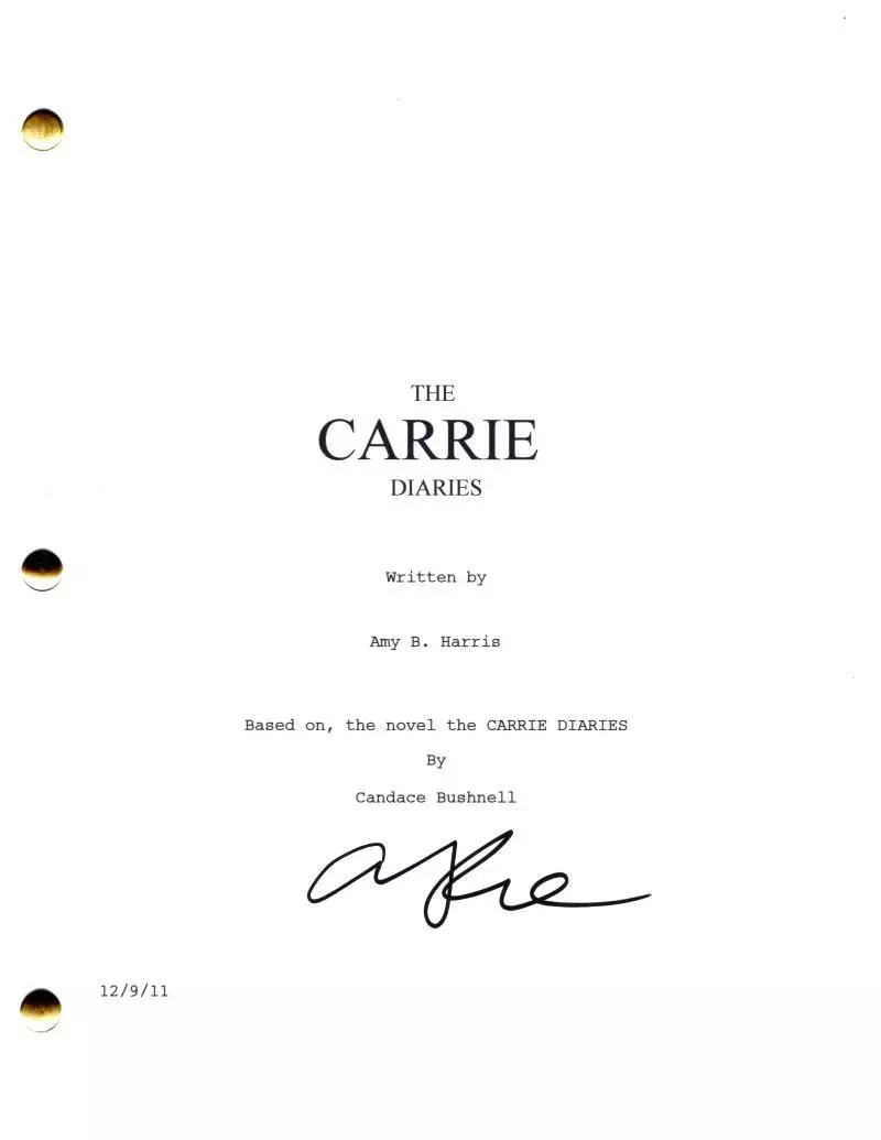 AnnaSophia Robb Signed Autograph The Carrie Bradshaw Diaries Pilot Script | Autographia