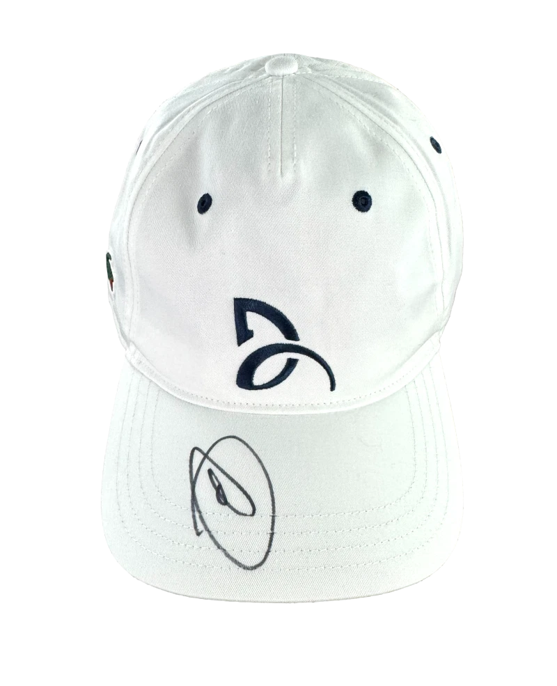 Novak Djokovic Signed Autograph Signature Logo Tennis Cap Hat - Beckett ...
