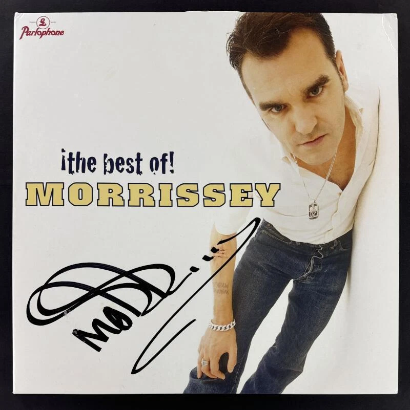 Morrissey The Smiths Signed Autograph Album Vinyl Record The Best of w ...