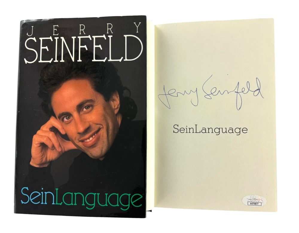 Jerry Seinfeld Signed Autograph Sein Language Book w/ Amazing Full ...