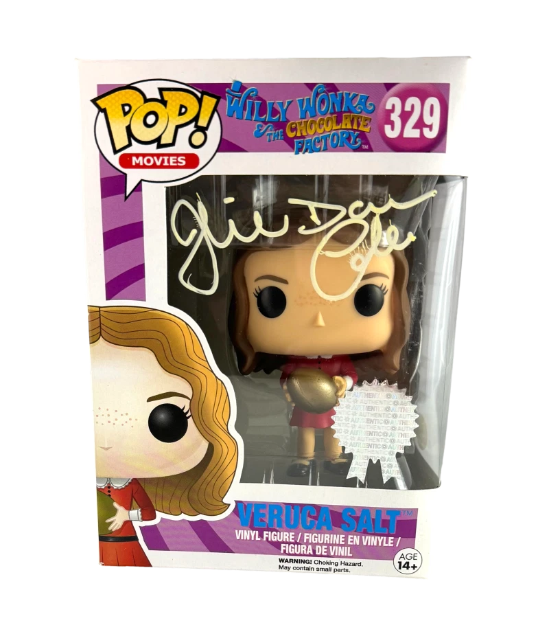 Julie Dawn Cole Signed Autograph Funko 329 Veruca Salt Willy Wonka w ...