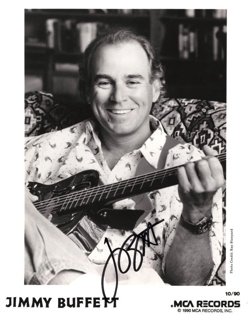 Jimmy Buffett Signed Autograph 8x10 Photo - Margaritaville Legend w ...