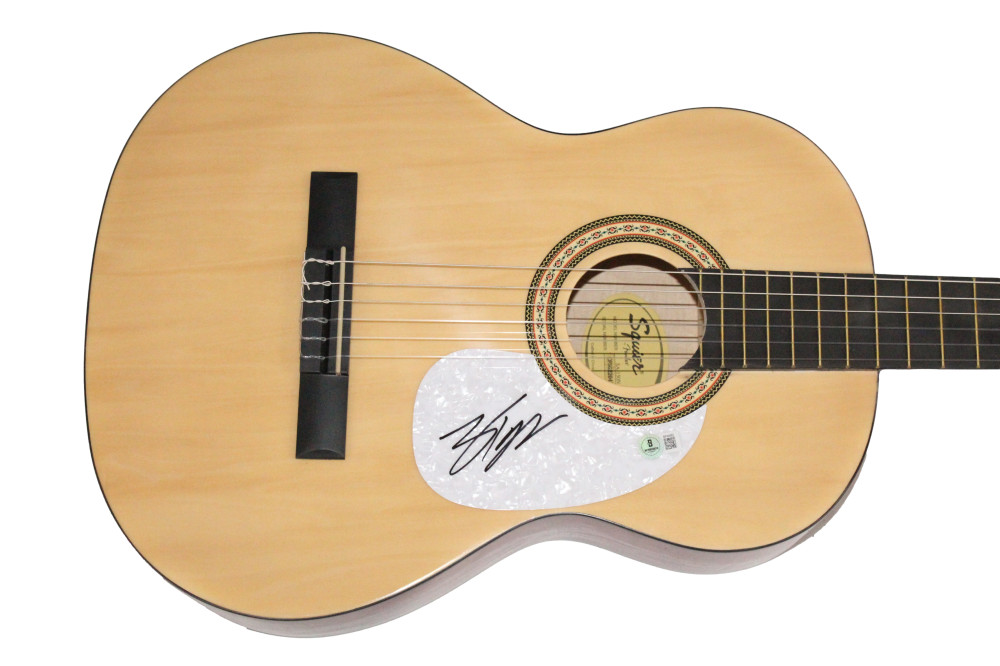 Zach Top Signed Autograph Fender Acoustic Guitar - Cold Beer & Country ...
