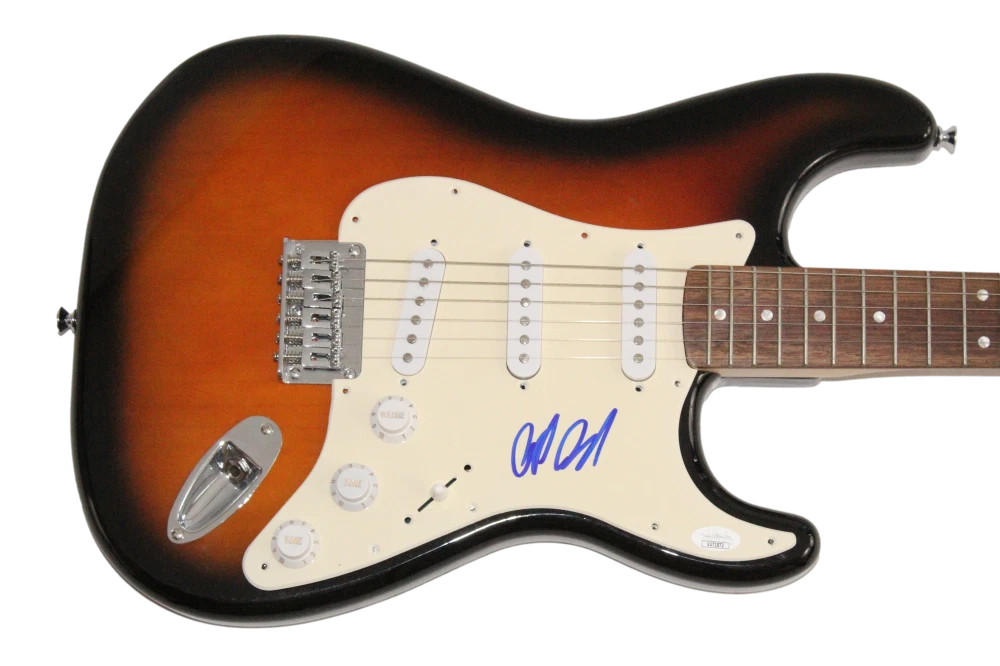 Peter Buck REM Signed Autograph Fender Electric Guitar - Out of Time ...