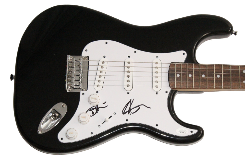 Billy & Bobby Alessi Brothers Signed Autograph Fender Electric Guitar w ...