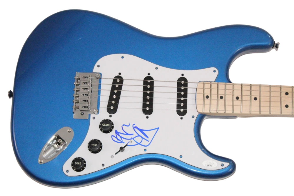 Sia Furler Signed Autograph Blue Fender Stratocaster Electric Guitar w ...