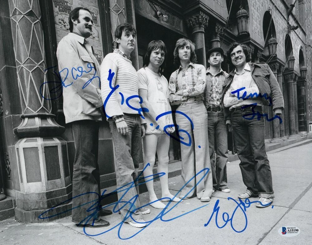 Monty Python x5 Signed Autograph 11x14 Photo - John Cleese, Terry ...