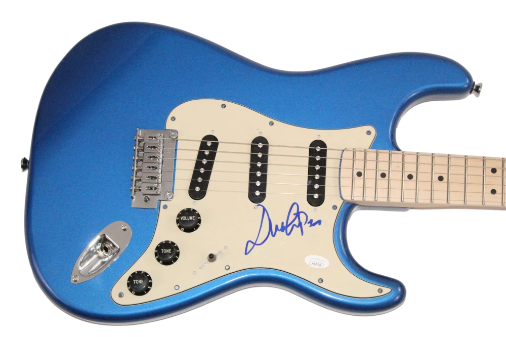 Dua Lipa Signed Autograph Blue Stratocaster Guitar - Future Nostalgia w ...