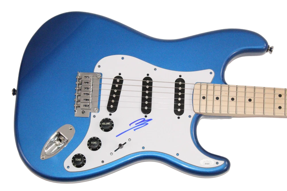 Yoshiki X Japan Signed Autograph Full Size Blue Electric Guitar w/ JSA ...