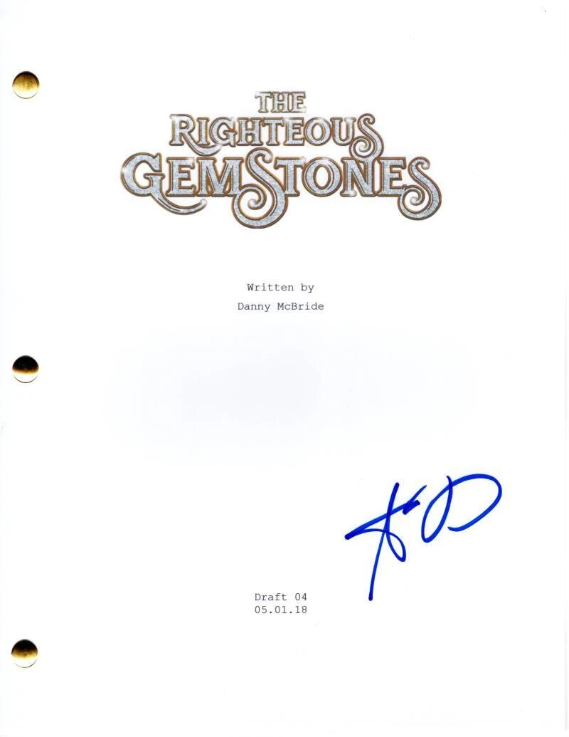 Adam Devine Signed Autograph The Righteous Gemstones Pilot Script ...