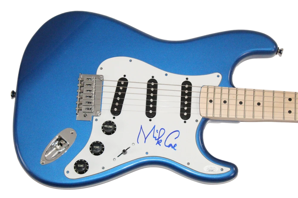 Nick Cave Signed Autograph Full Size Blue Stratocaster Electric Guitar ...