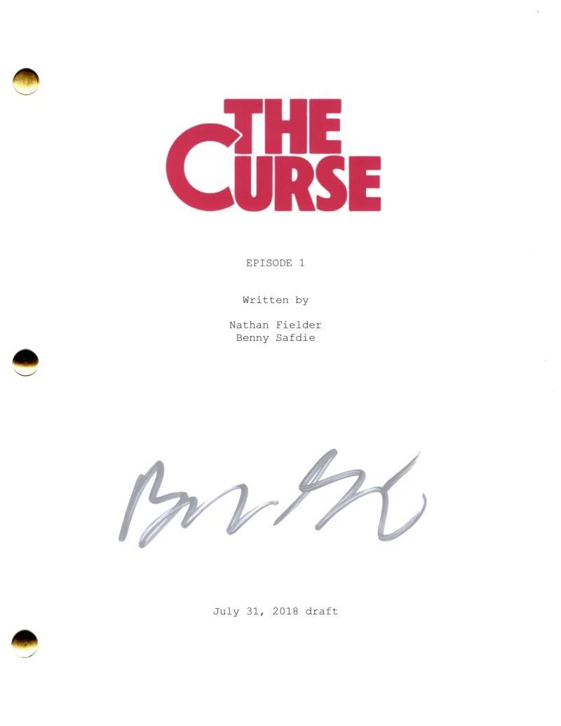 Benny Safdie Signed Autograph The Curse Pilot Script Screenplay Dougie Schecter | Autographia