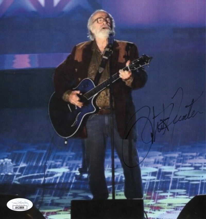Robert Hunter Grateful Dead Signed Autograph 8x8 Photo - Aoxomoxoa w ...