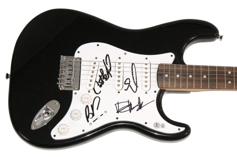 Dave Matthews Band x4 Signed Autograph Full Size Fender Guitar w ...