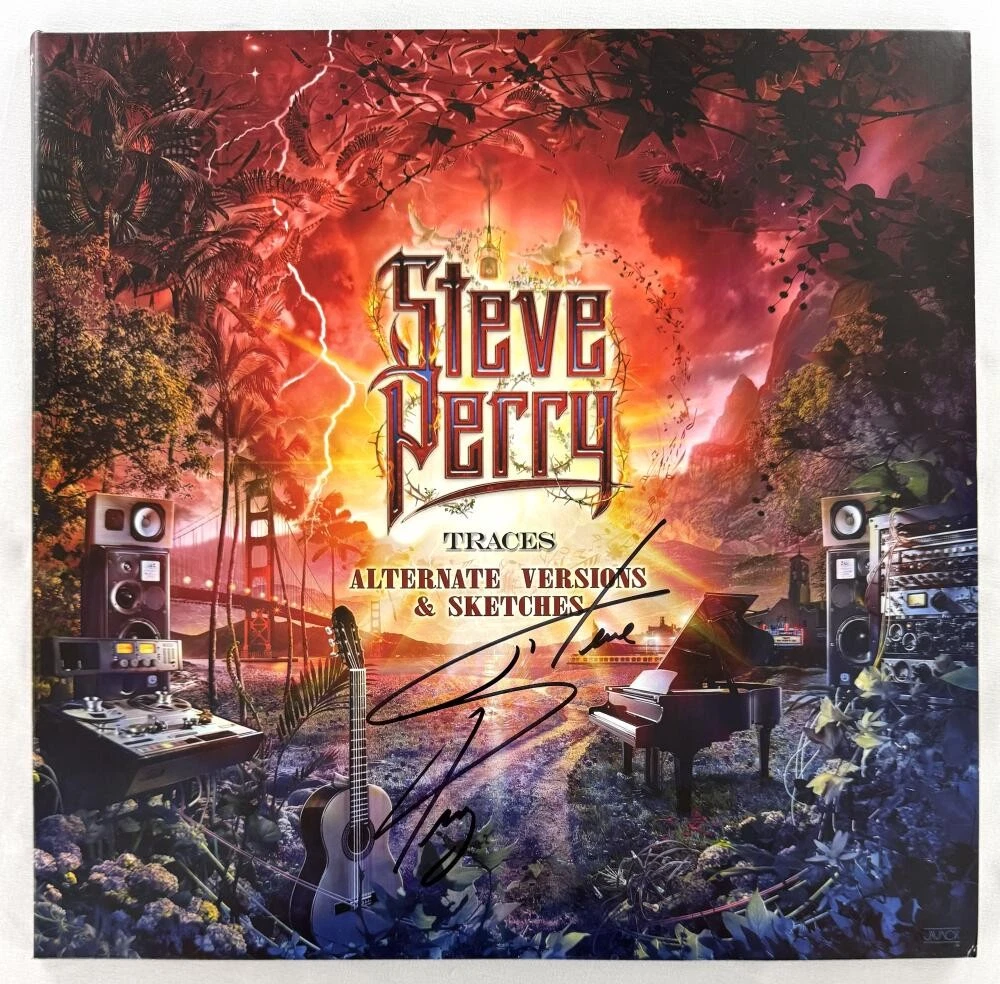 Steve Perry Signed Autograph Album Vinyl Record LP - Journey frontman ...