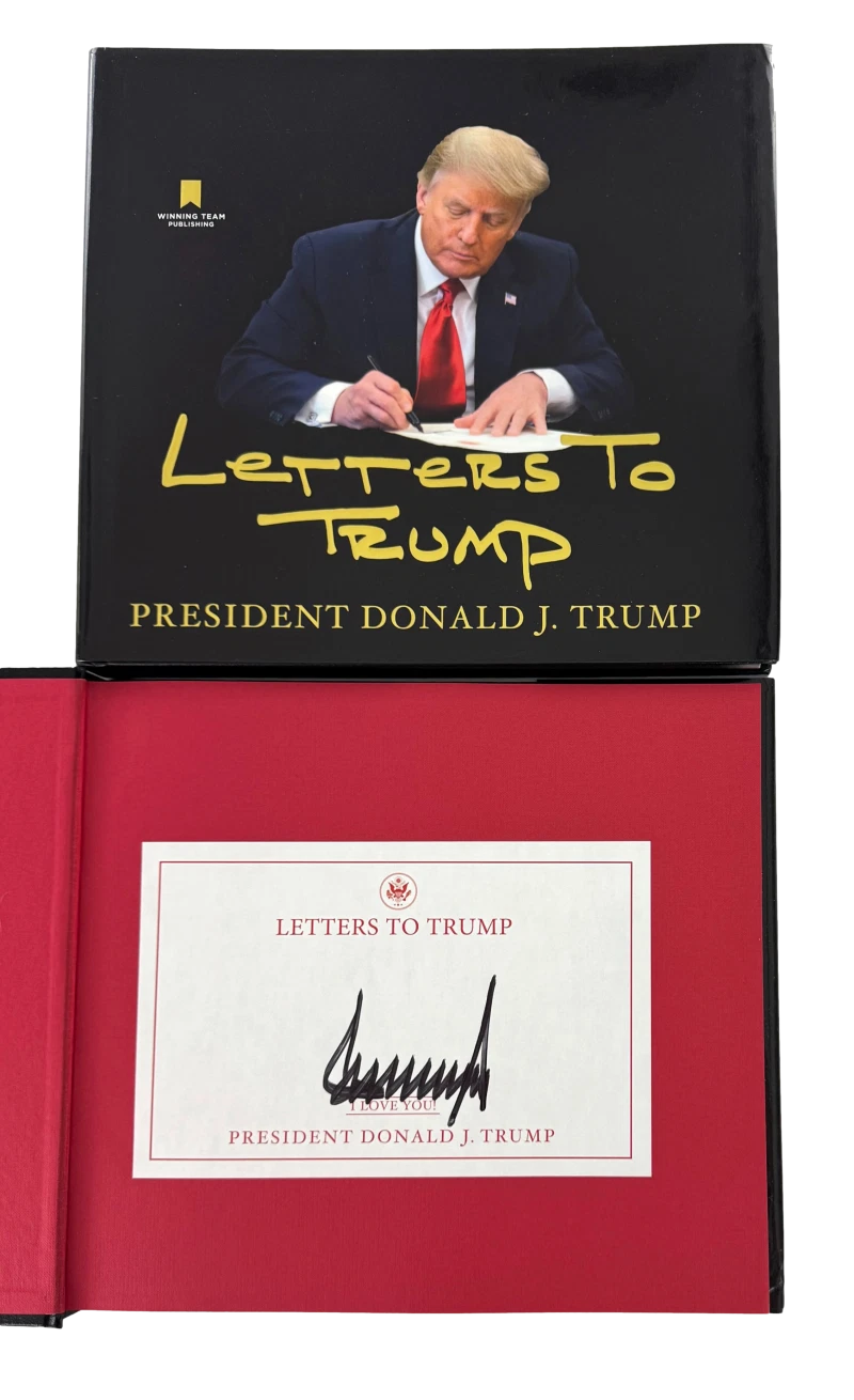 President Donald Trump MAGA Signed Autograph Letters to Trump Book ...