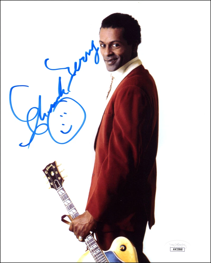 Chuck Berry Signed Autograph 8x10 Photo - Father of Rock Maybellene w ...