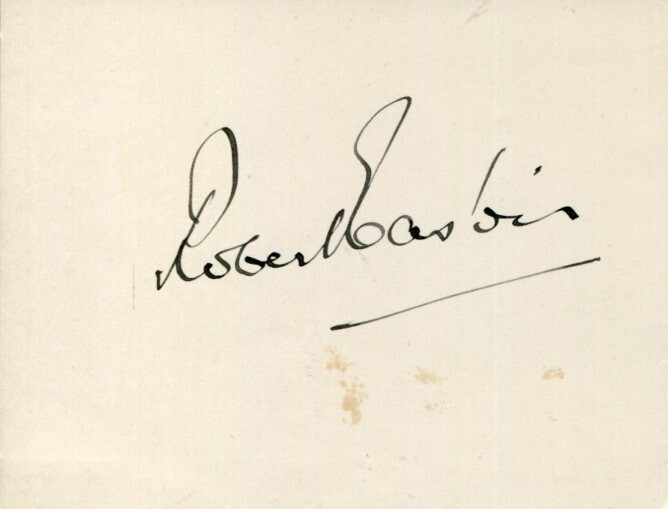 Robert Easton 1930s Royal Opera House Singer Bass Signed Autograph ...
