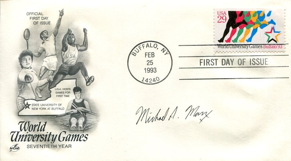 Michael Marx Olympic Fencing HOF Congressional Gold Medal Signed ...