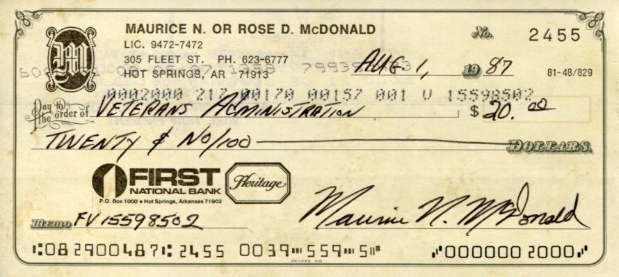 Officer M Nick McDonald JFK Captured Lee Harvey Oswald Signed Autograph ...